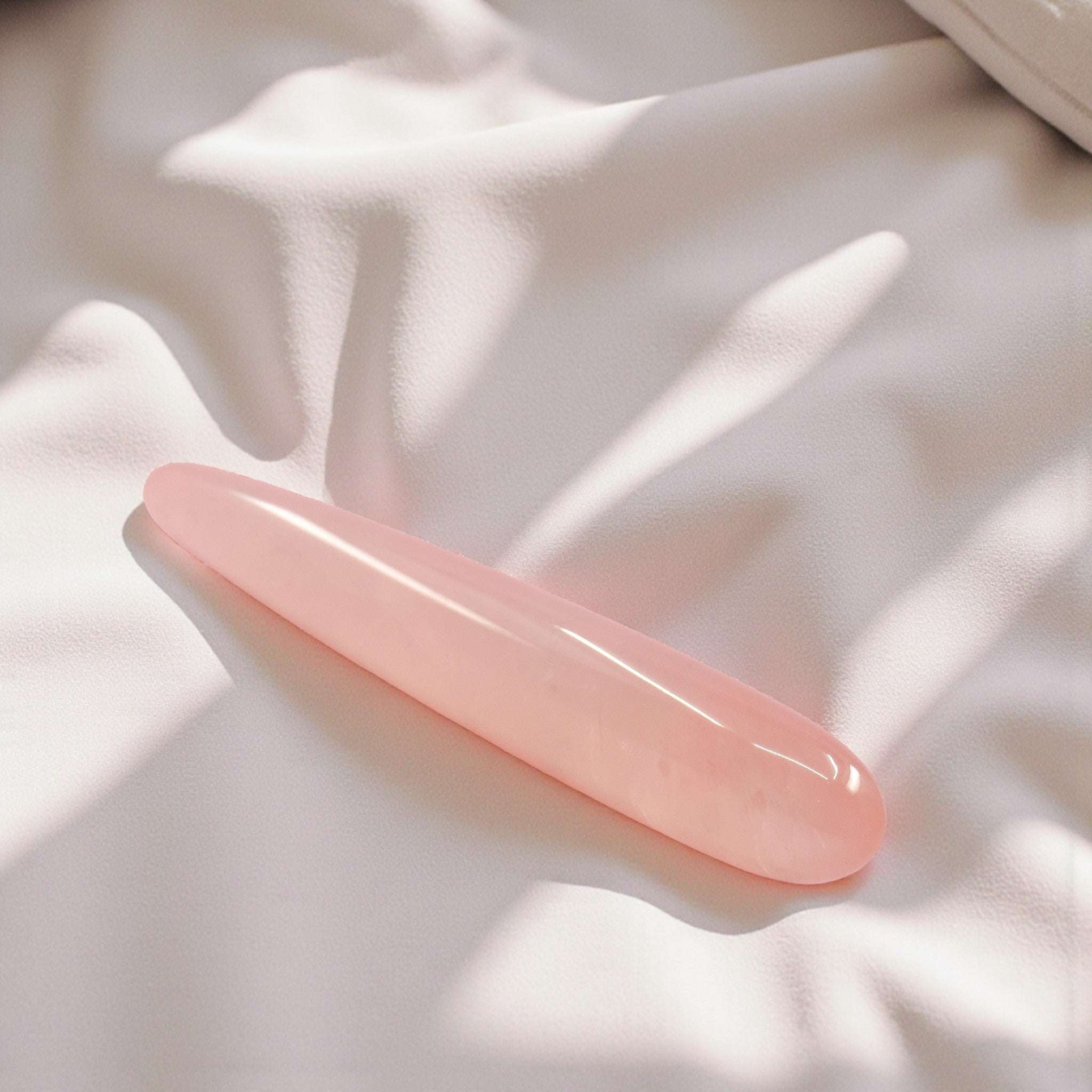 Aphrodite Slim Rose Quartz Pleasure Wand – Gentle Crystal | Gaiae – Gaiaè